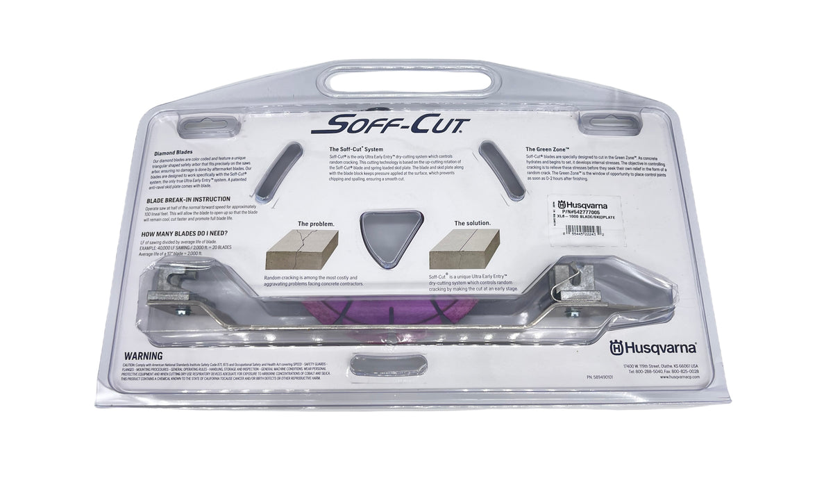 Husqvarna Soff-Cut Purple XL6-1000 Concrete Saw Blade – White Star ...